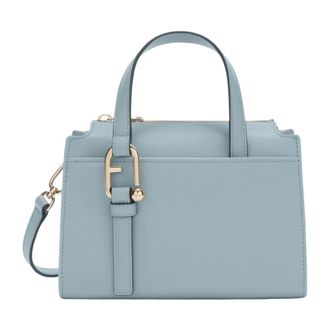 Furla Femme, Sacs, Bleu, Taille: ONE Size Nuvola Boston Sac S