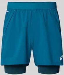 Asics Regular Fit Shorts mit integrierten Tights Modell Road