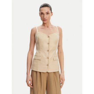 Guess Top W5GH0L WH5L2 Beige Regular Fit