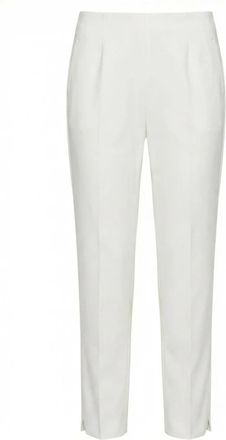 PESERICO Femme, Pantalons, Blanc, Taille: 46 FR Pantalon Cigarette
