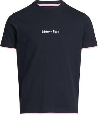Eden Park Tee-shirt droit &agrave; broderie devant