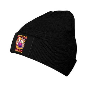Generic L&eacute;ger Tricot&eacute; Bonnet, Bowling de la Bande des caniveaus, Universelle Beanie Tricot&eacute;, Bonnet Hiver Chaud Tricot pour Femme, Ski, Cyclisme