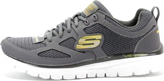 Skechers Burns- Agoura Herren Turnschuhe, Grey, 47.5 EU