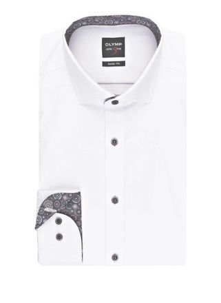 Olymp Hemd Level Five Body Fit weiss
