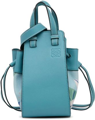 Loewe Hobo Bags - Paulas Ibiza Mini Hammock - Gr. unisize - in Blau - f&uuml;r Damen