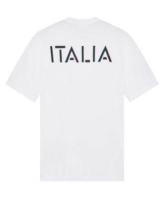 Emporio Armani Mens T-Shirt Italian Spirit White Cotton T-Shirts And Polos