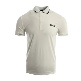 HUGO BOSS Homme, Tops, Blanc, Taille: S Paul Pro Polo