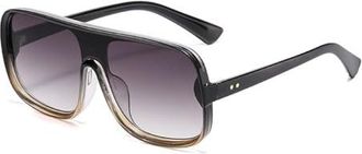 Generic Lunettes De Soleil &Agrave; Grande Monture, Tendance UV400, For Hommes Et Femmes, Vacances, Plage(Multi-colored)