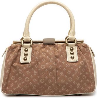 Louis Vuitton Crossbody Bags - Monogram Mini Lin Trapeze PM - Gr. unisize - in Braun - f&uuml;r Damen