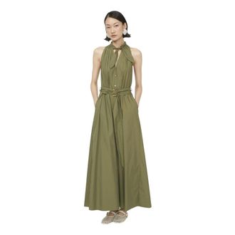 Isabelle Blanche Femme, Robes, Vert, Taille: 42 FR Cypress Maxi Dress