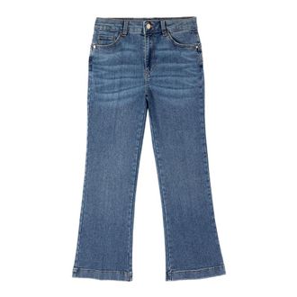 Oltre Stone-washed Flare Jeans - - Jeans - Damen - Blau - 2XL