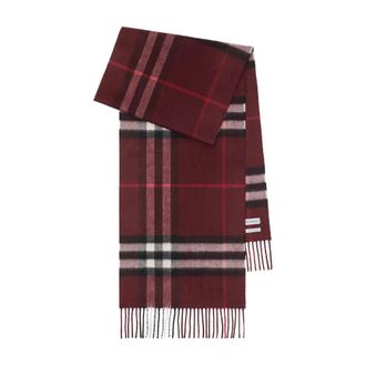 Burberry Checked Cashmere Scarf