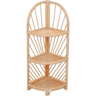 Nordlys Nordlys - Etagere de Rangement 3 Niveaux en rotin naturel Massif