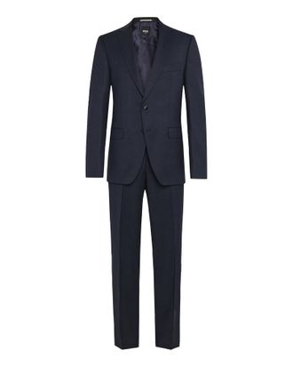 HUGO BOSS Einreihiger Anzug aus Schurwolle in