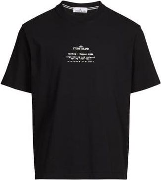 Stone Island T-shirt avec imprim&eacute;