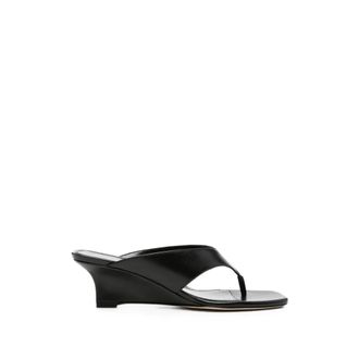 Stuart Weitzman Vinnie Wedge Thong - - Shoes - Damen - Schwarzk - 40 EU
