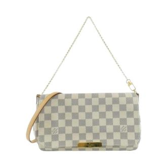Louis Vuitton Pre-owned Favorite Damier Azur Coated Canvas Shoulder Bag - - Pre-owned - Damen - Wei&szlig; - ONE SIZE