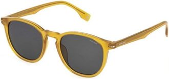 Police Homme, Accessoires, Jaune, Taille: 52 MM Champ 13 Splq82 Lunettes de soleil