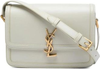 Saint Laurent Sac bandouli&egrave;re Solferino Pre-owned - Femme - Pre-owned - Blanc - Taille: ONE Size