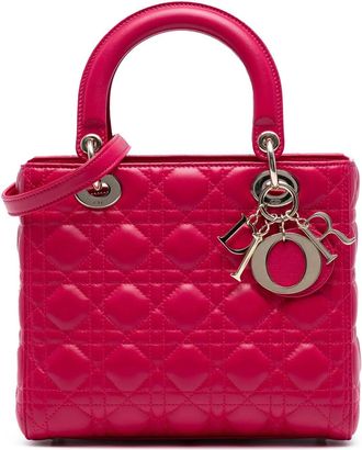 Dior Hobo Bags - Medium Lambskin Cannage Lady Dior - Gr. unisize - in Gold - für Damen