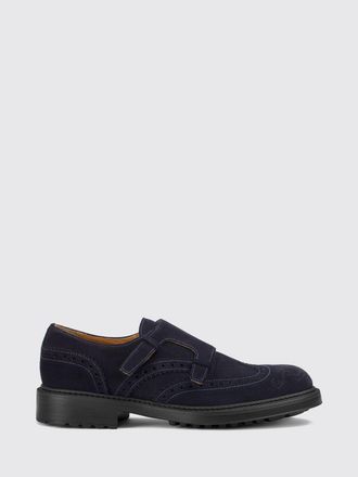 Doucal's Chaussures Monk strap en daim avec double boucle et bout rond