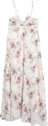 H2O Femme, Robes, Multicolore, Taille: 44 FR Abito lungo in georgette floreale