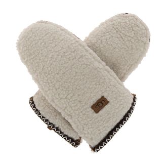 UGG Moufles avec &eacute;cusson - Femme - Accessoires - Beige - Taille: S/M