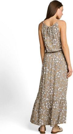 Tom Tailor Spaghettikleid Regular maxi Sommerkleid im Bl&uuml;mchen-Look