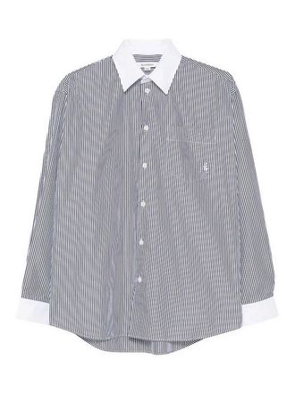 Sporty & Rich Chemise - Bleu Fonc&eacute;