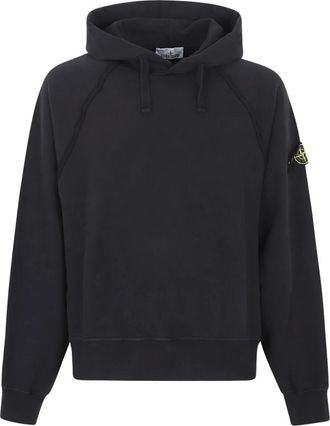 Stone Island Homme, Sweatshirts et sweats &agrave; capuche, Noir, Taille: XL Sweat &agrave; Capuche Oversize &agrave; Manches Raglan