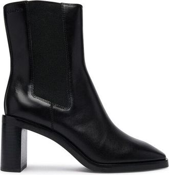 Calvin Klein Stiefeletten Block Heel Chelsea Boot Lth HW0HW03177 Schwarz