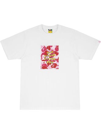 A Bathing Ape x Anti Social Social Club t-shirt imprimé - Blanc