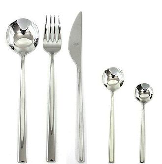 Mepra Mepra SPA 103722030M Kuchenbesteckgarnitur, Design Moka Movida, 30-teilig