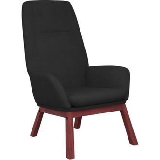 vidaXL Relaxsessel Schwarz Stoff Vidaxl
