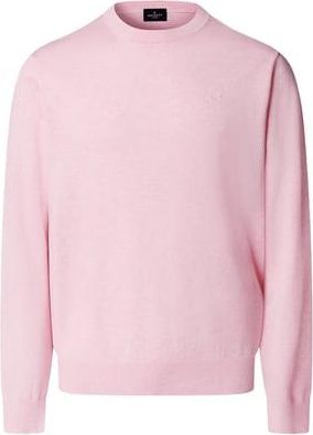 Hackett Pull col rond en coton et soie