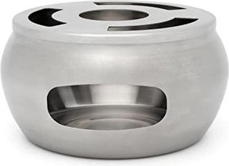 Bredemeijer runder Teewärmer Ø ca. 15 cm aus mattem Edelstahl