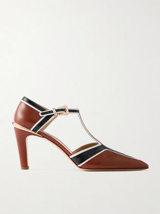 Gabriela Hearst Indi Moto Pumps Aus Leder - Braun