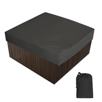 Generic Smart-Home-Geräte, wasserdichte Whirlpool-Abdeckung für den Außenbereich, quadratische Abdeckung für Whirlpools, Bade- und Poolabdeckung, UV-beständig