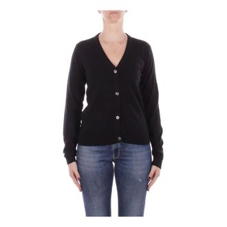 John Richmond Damen, Strickwaren, Schwarzk, XLGröße