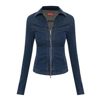 Diesel Femme, Blouses et Chemises, Bleu, Taille: 38 FR De-Quinor-S1 Chemise