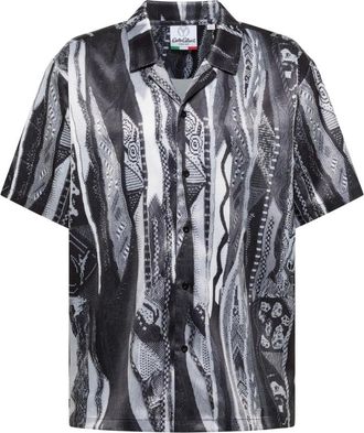 Carlo Colucci Herren, Shirts, Schwarzk, MGröße