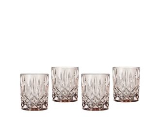 Nachtmann Whisky Gl&auml;ser, 4-teiliges Set, 295 ml, Taupe, Noblesse, 104242B, Tumbler aus Kristallglas, Whiskygl&auml;ser sp&uuml;lmaschinenfest