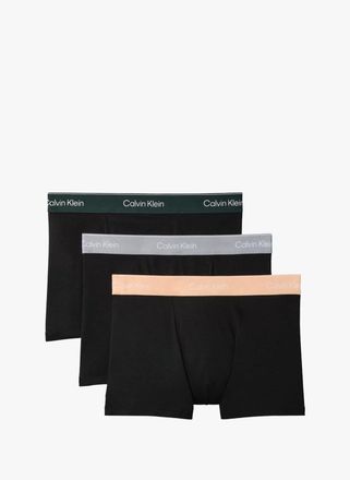 Calvin Klein Lot de 3 boxers en coton m&eacute;lang&eacute;