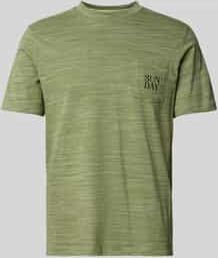 Blend T-Shirt mit Motiv-Stitching Modell UEFFI