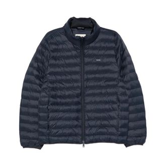 Calvin Klein Gesteppte Jacke mit Logo-Patch - - Jackets - Herren - Blau - L