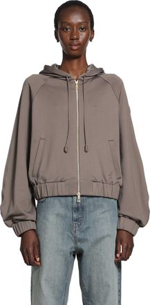 Moncler Fleece Zip Up Hoodie
