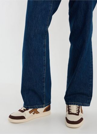 Faguo Baskets en cuir m&eacute;lang&eacute;