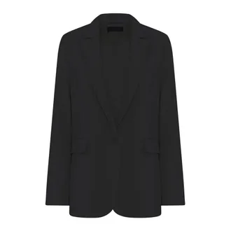 C.Ro Klassischer Schwarzer Blazer mit Taschen - - Jackets - Damen - Schwarzk - XS