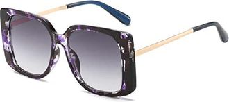 Generic Lunettes de soleil tendance Street Shot 2025 pour hommes et femmes, vacances en plein air (couleur : G, taille : moyen)