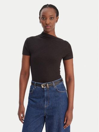 Guess Bluse W6RP16 KD012 Schwarz Regular Fit